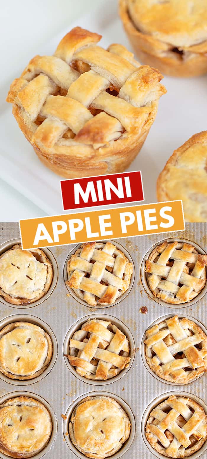 Mini Apple Pies - Cookie Dough and Oven Mitt
