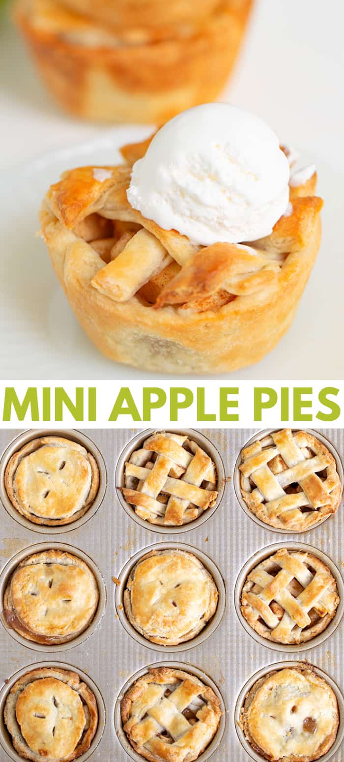 Mini Apple Pies - Cookie Dough and Oven Mitt