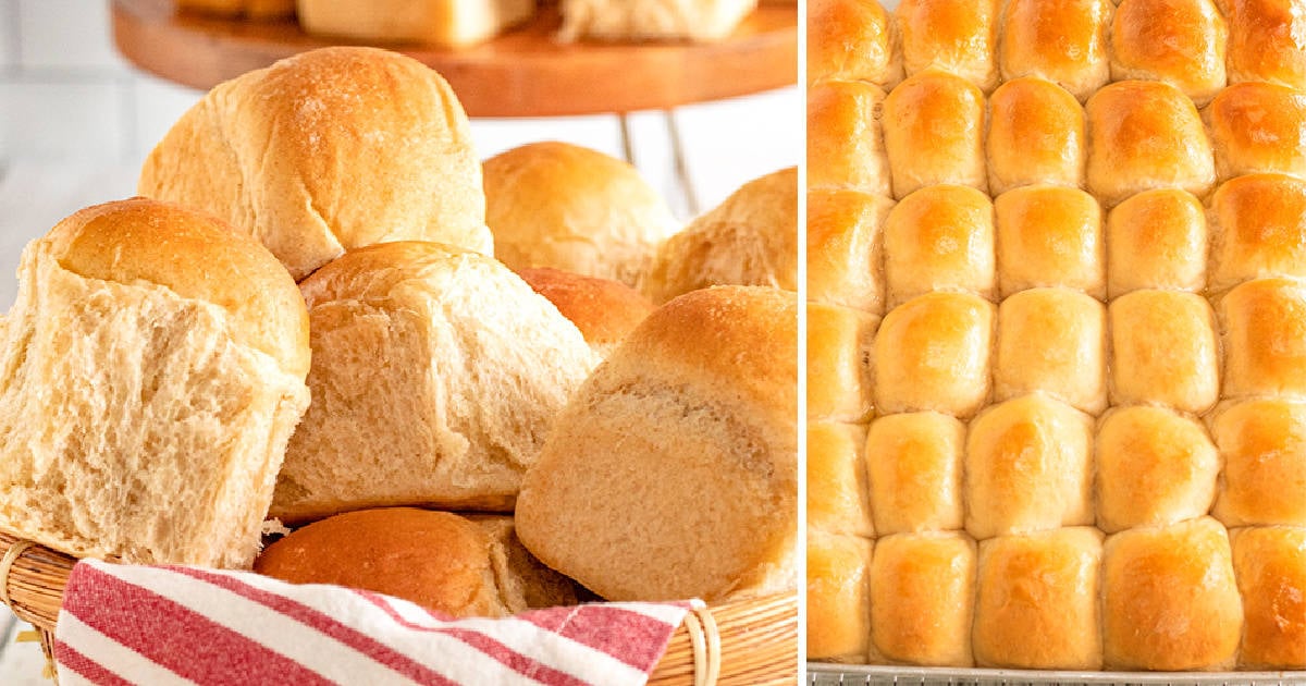 Applesauce Dinner Rolls - Cookie Dough and Oven Mitt