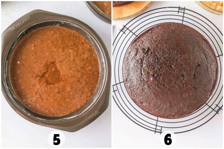 German Chocolate Cake - Cookie Dough and Oven Mitt