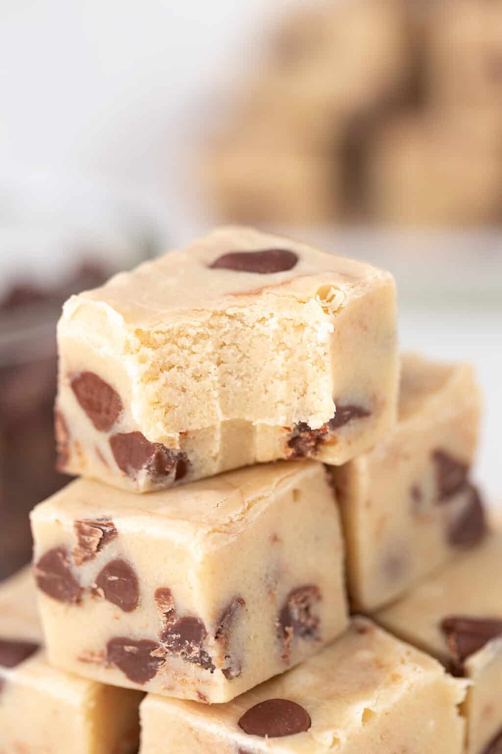Cookie Dough Fudge - Cookie Dough and Oven Mitt