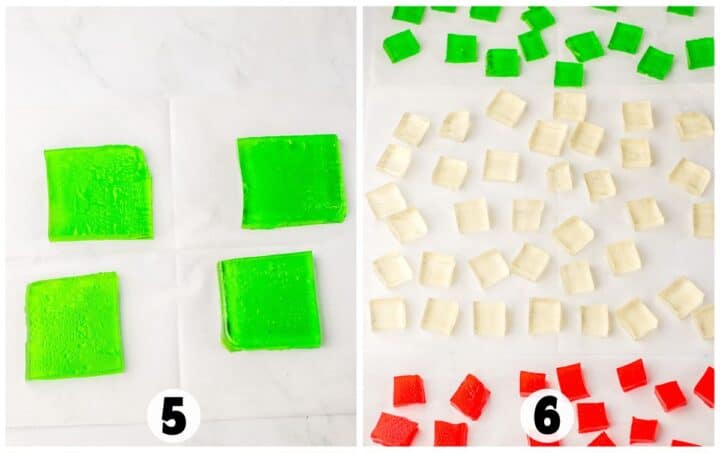 Homemade Christmas Gumdrops - Cookie Dough and Oven Mitt